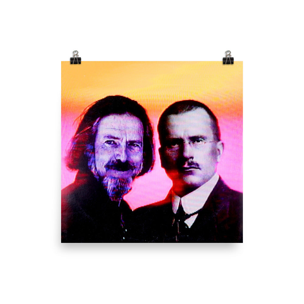 THE WOLF ft. Alan Watts X Carl Jung | Poster – Meaningwave